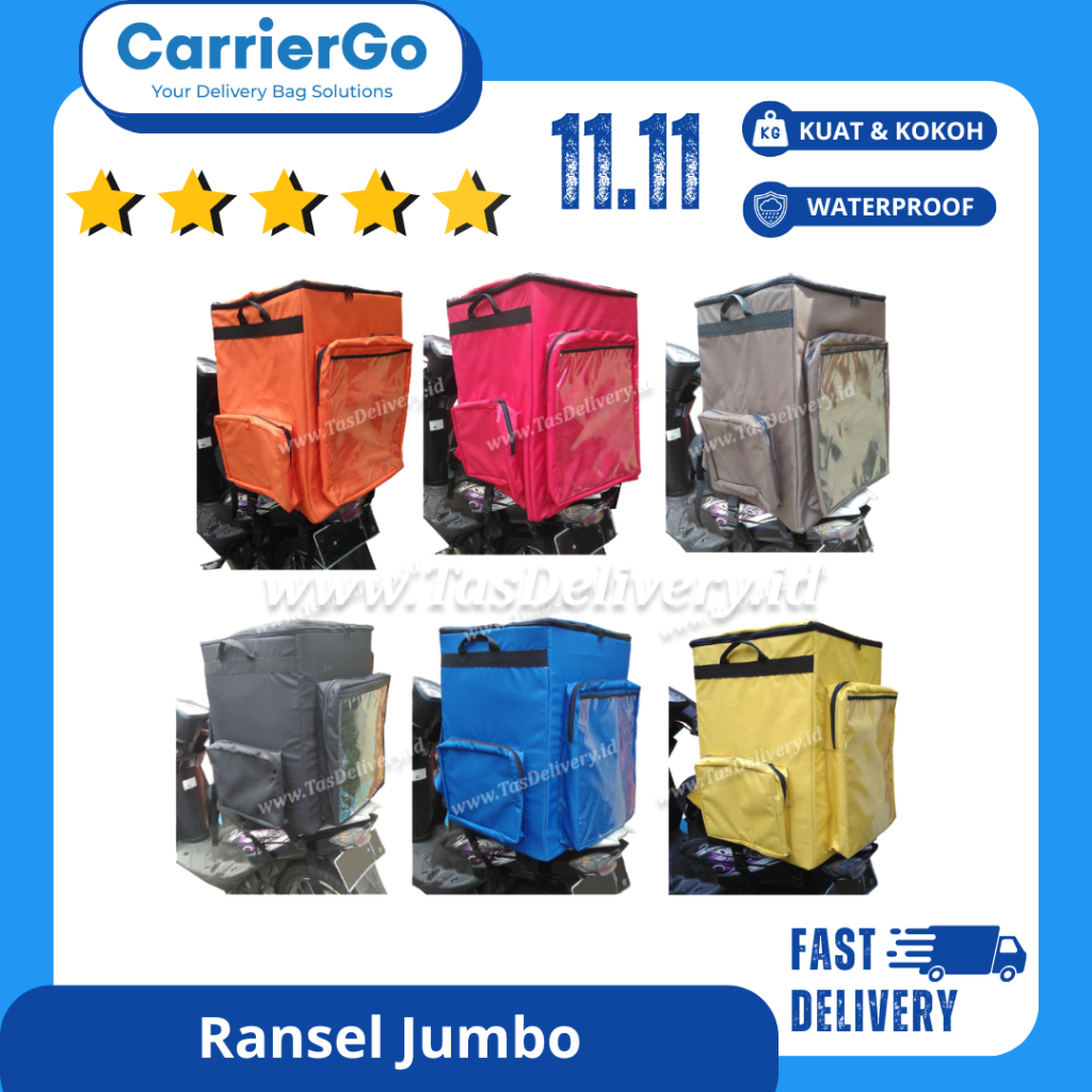 Jual CARRIER - [CUSTOM] Tas Ransel Jumbo / Tas Delivery Jumbo Custom ...