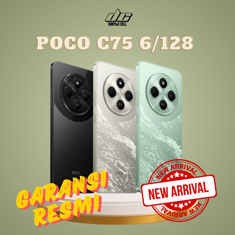 Jual Poco C75 6/128 New Garansi Resmi Indonesia | Shopee Indonesia