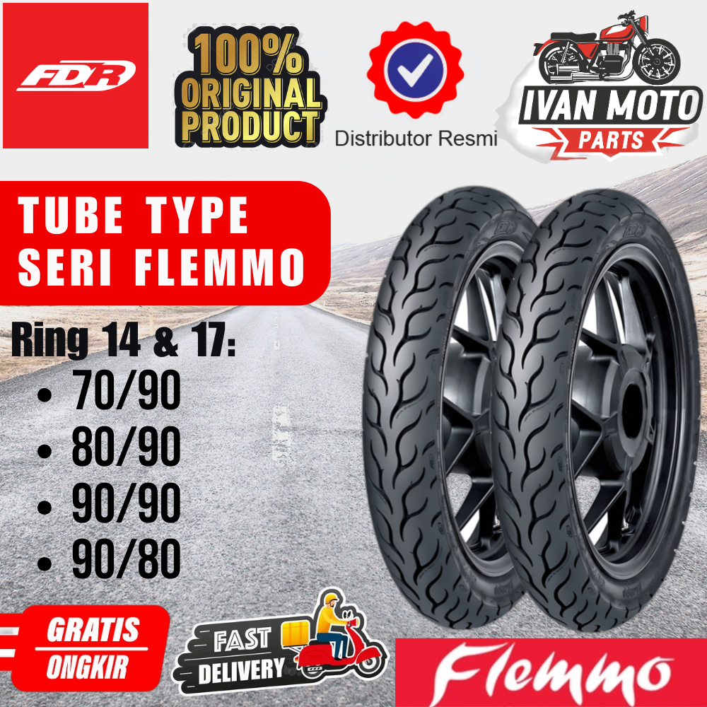 Jual Ban FDR FLEMMO TubeType / Ban Luar Ring14 & 17 BARANG ORIGINAL100 ...