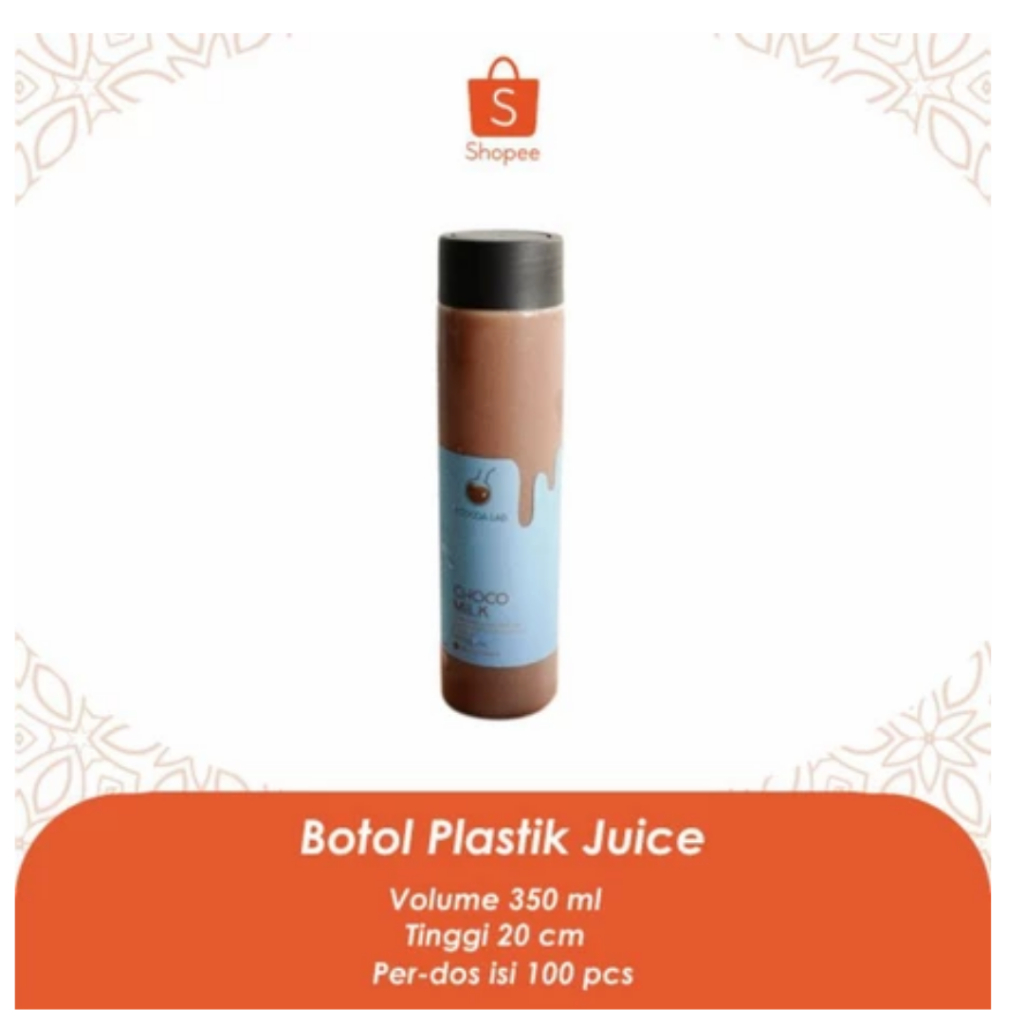 Jual Botol Plastik 350ml Juice per 10pcs Botol Slim Botol Jus Kopi ...