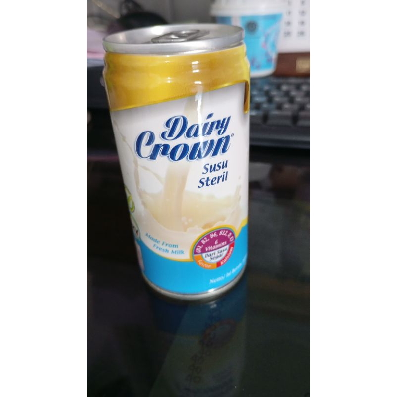 Jual dairy crown susu steril 189ml | Shopee Indonesia