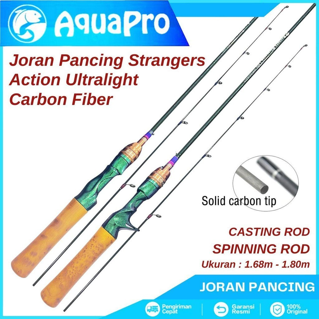 Jual Joran Pancing Strangers Rainbown Uk 1.68m - 1.80m Action ...