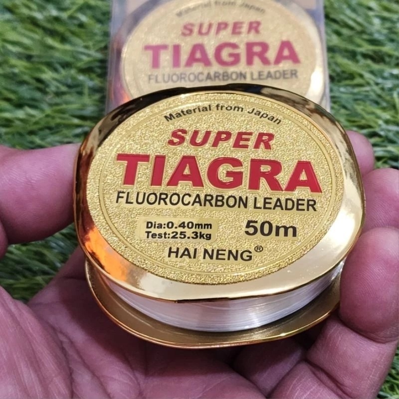 Jual SUPER TIAGRA SENAR LEADER FLUOROCARBON 50/100 METER PER ROL | Shopee Indonesia