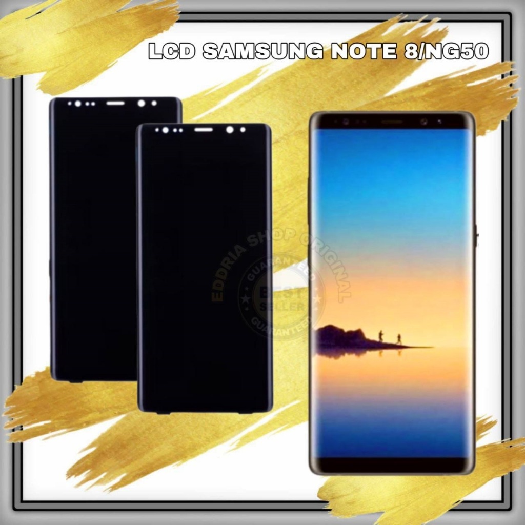 Jual LCD TOUCHSCREEN FULLSET FRAME SAMSUNG GALAXY NOTE 8/N950 BLACK ORIGINAL BARU | Shopee Indonesia