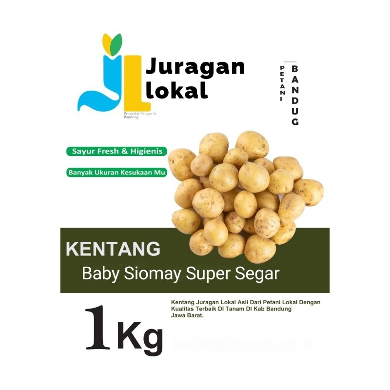 Jual Kentang Baby Siomay Segar 1 Kg [ Juragan Lokal ] | Shopee Indonesia