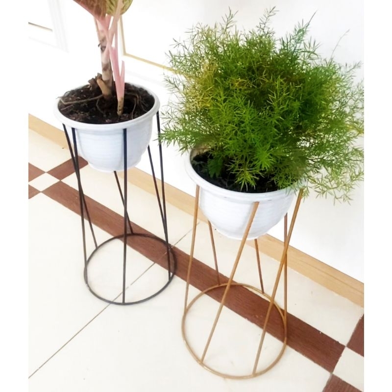 Jual standing pot minimalis 40x25pot unik rak pit | Shopee Indonesia