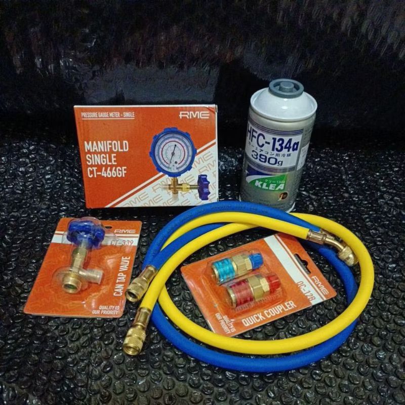 Jual PROMO PAKET ISI PREON AC MOBIL R314 KLEA HFC GOLD# ALAT TAMBAH ...