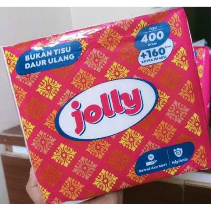 Jual Tissue Facial Jolly 560 Gram / 2 Ply / Tissue Murah / Tissue Wajah ...