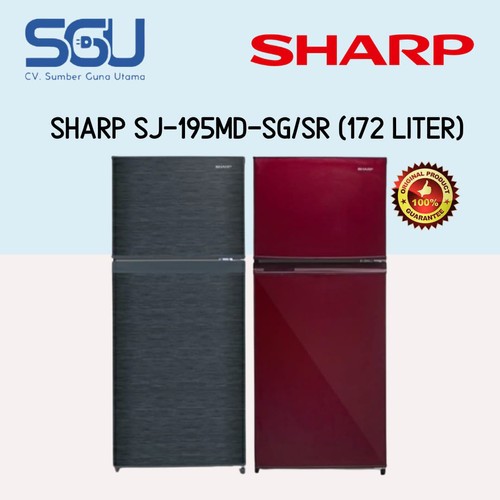 Jual kulkas SHARP 2 pintu /SJ-195MD | Shopee Indonesia