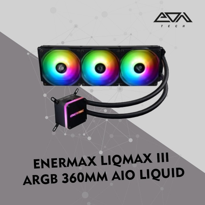 Jual Enermax LIQMAX III 360 ARGB AIO Liquid CPU Cooler - 360mm Black | Shopee Indonesia
