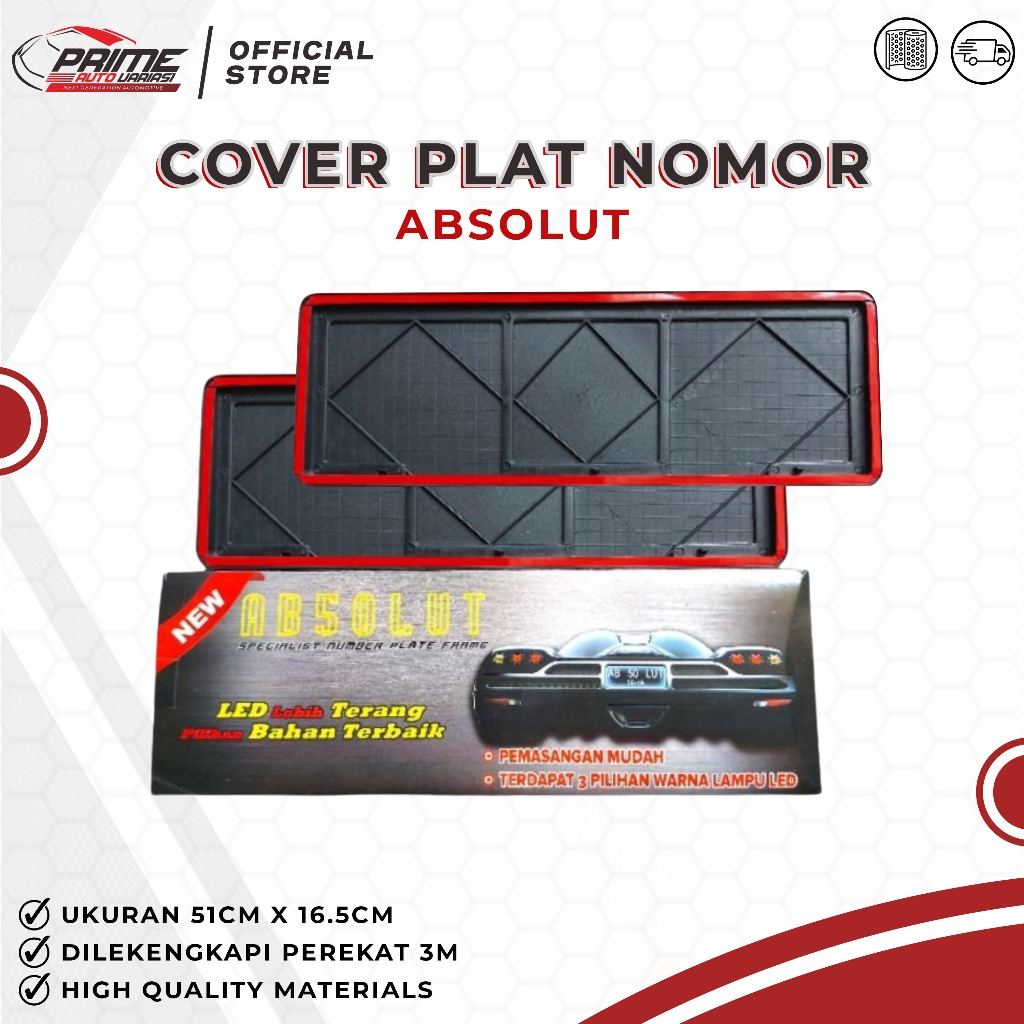 Jual TEMPAT PLAT NOMOR AKRILIK MOBIL 46CM UNIVERSAL ABSOLUTE | Shopee ...