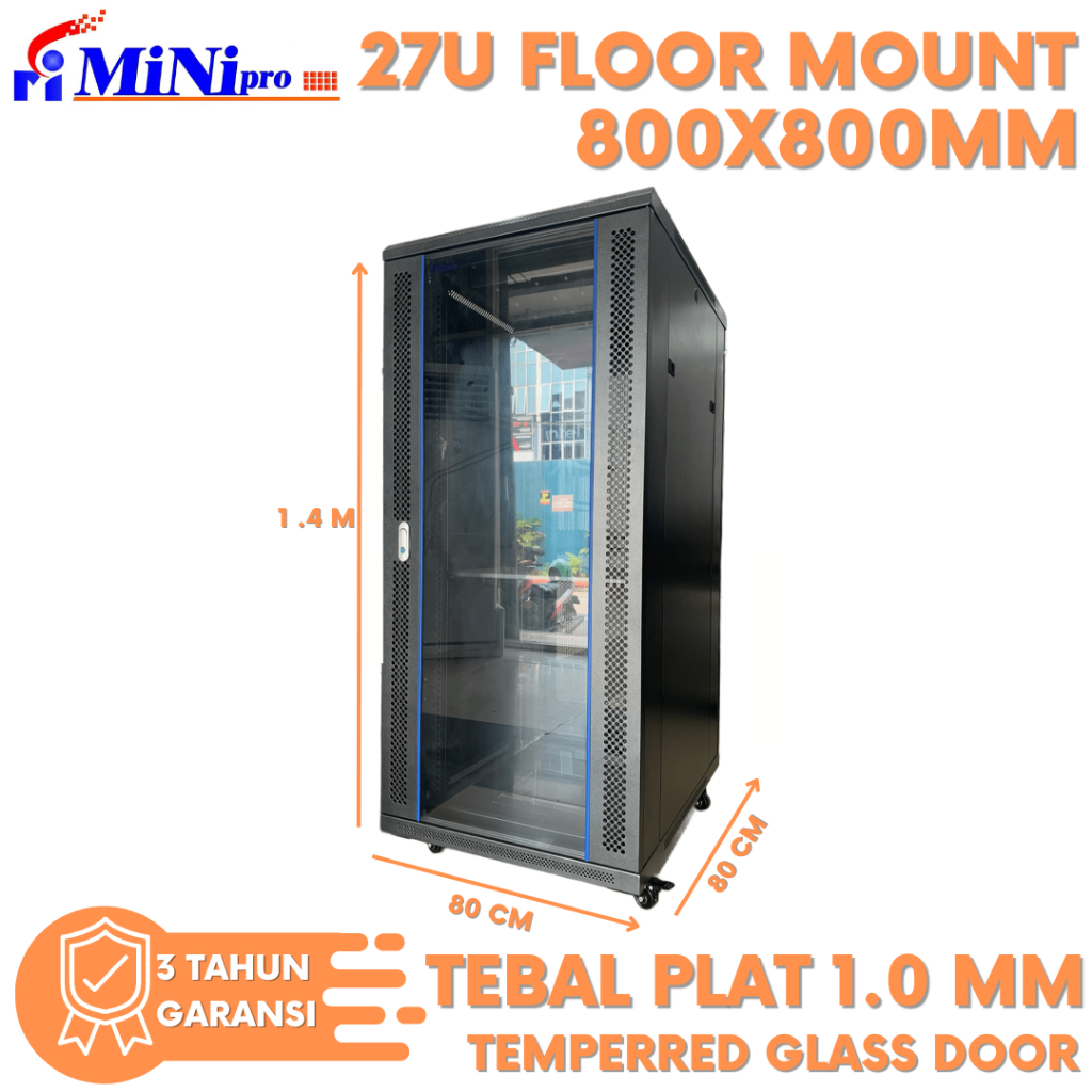 Jual RACK SERVER 27U FLOOR MOUNT RACK 800X800MM | Shopee Indonesia