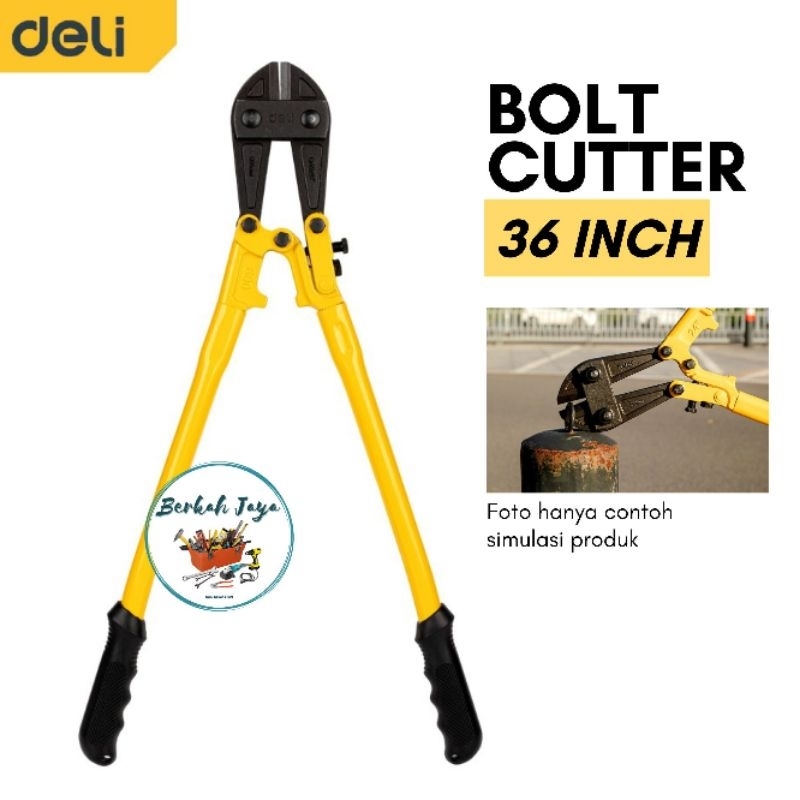 Jual Bolt Cutter DELI 36 INCH / Gunting Tang Potong Kawat DELI DL2636 ...