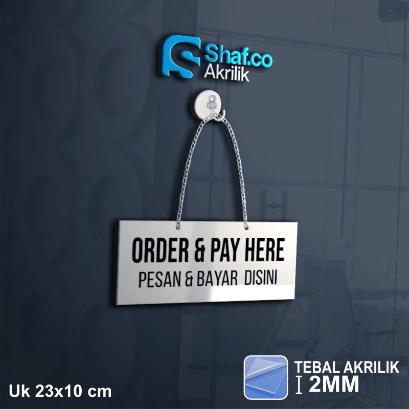 Jual AKRILIK SIGN BOARD ORDER DAN PAY HERE // PESAN DAN BAYAR DISINI ...