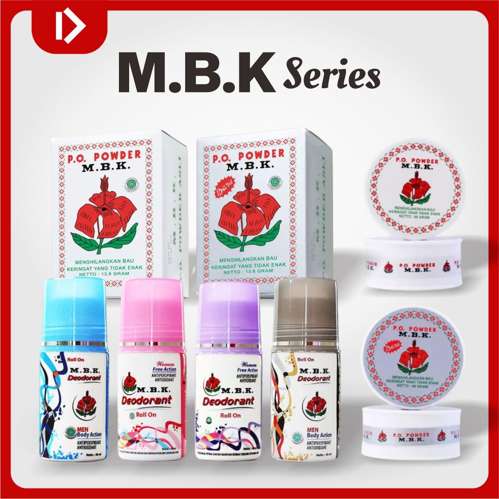 Jual DOSIDO - M.B.K Series | Bedak Jar Tint 60gr | Bedak Sachet 13.6gr | Deodorant Roll On 40ml ...