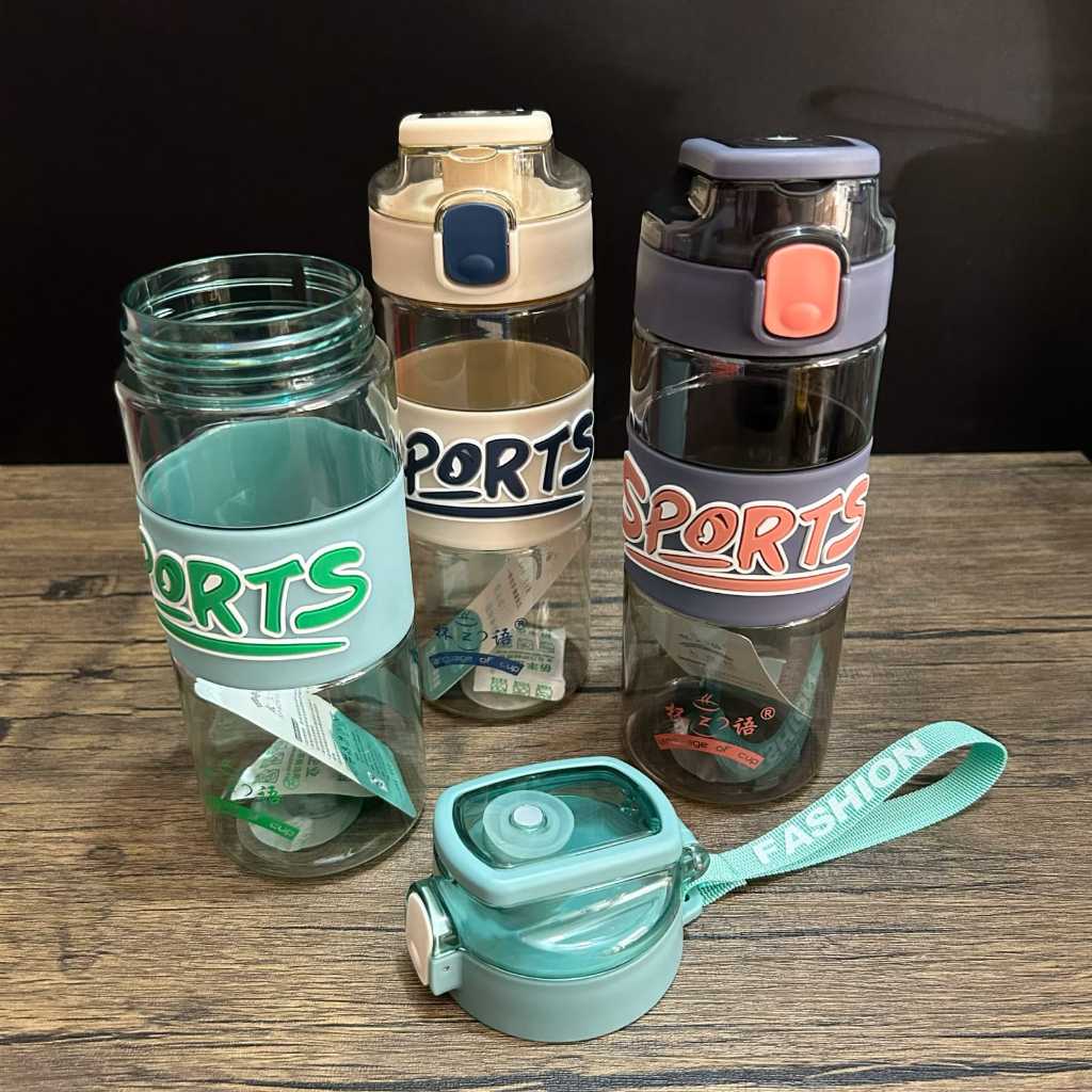 Jual BOTOL MINUM ANAK SPORTS TEMPAT MINUM DEWASA OLAHRAGA HANDLE ...