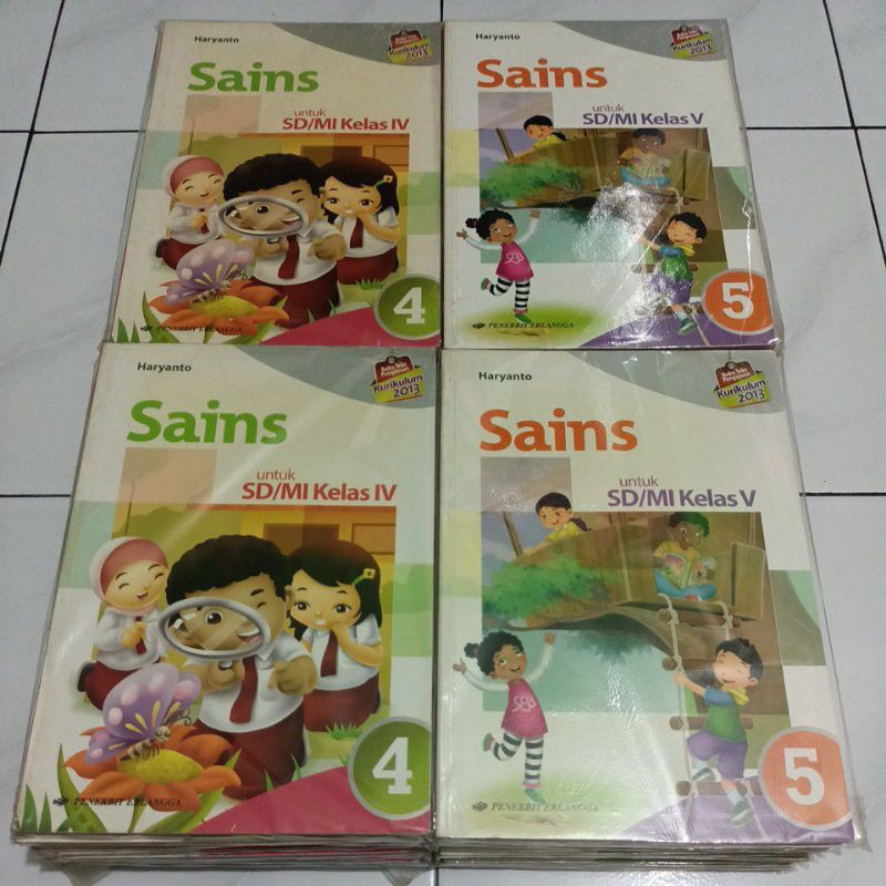 Jual buku sains SD MI - k 13 erlangga | Shopee Indonesia