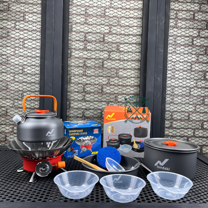 Jual PAKET COOKING SET DS 311 + KOMPOR BUNGA PAKET ALAT MASAK CAMPING ...