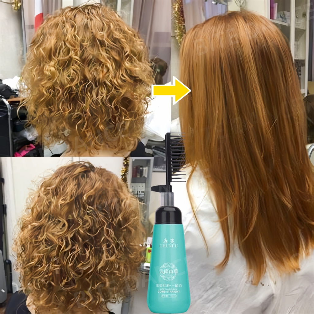 Jual Cream pelurus rambut Pelurus rambut permanen tanpa catok rambut ...