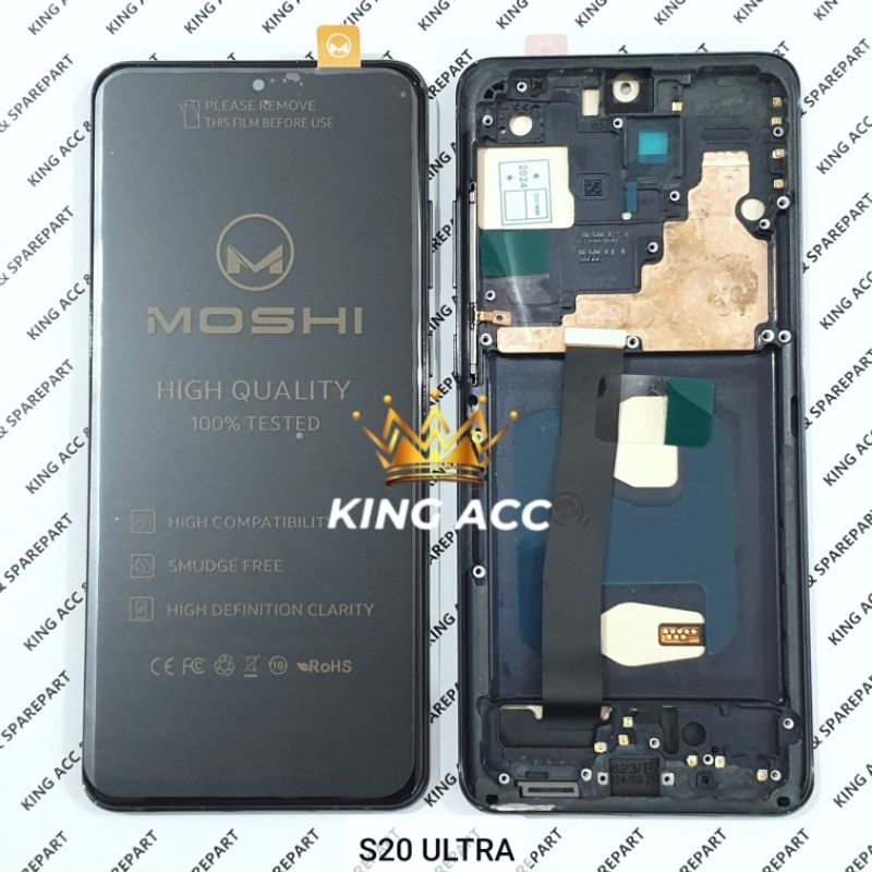 Jual LCD TOUCHSCREEN SAMSUNG GALAXY S20 ULTRA / G988 / S20 ULTRA 4G / 5G PLUS FRAME NOT ...