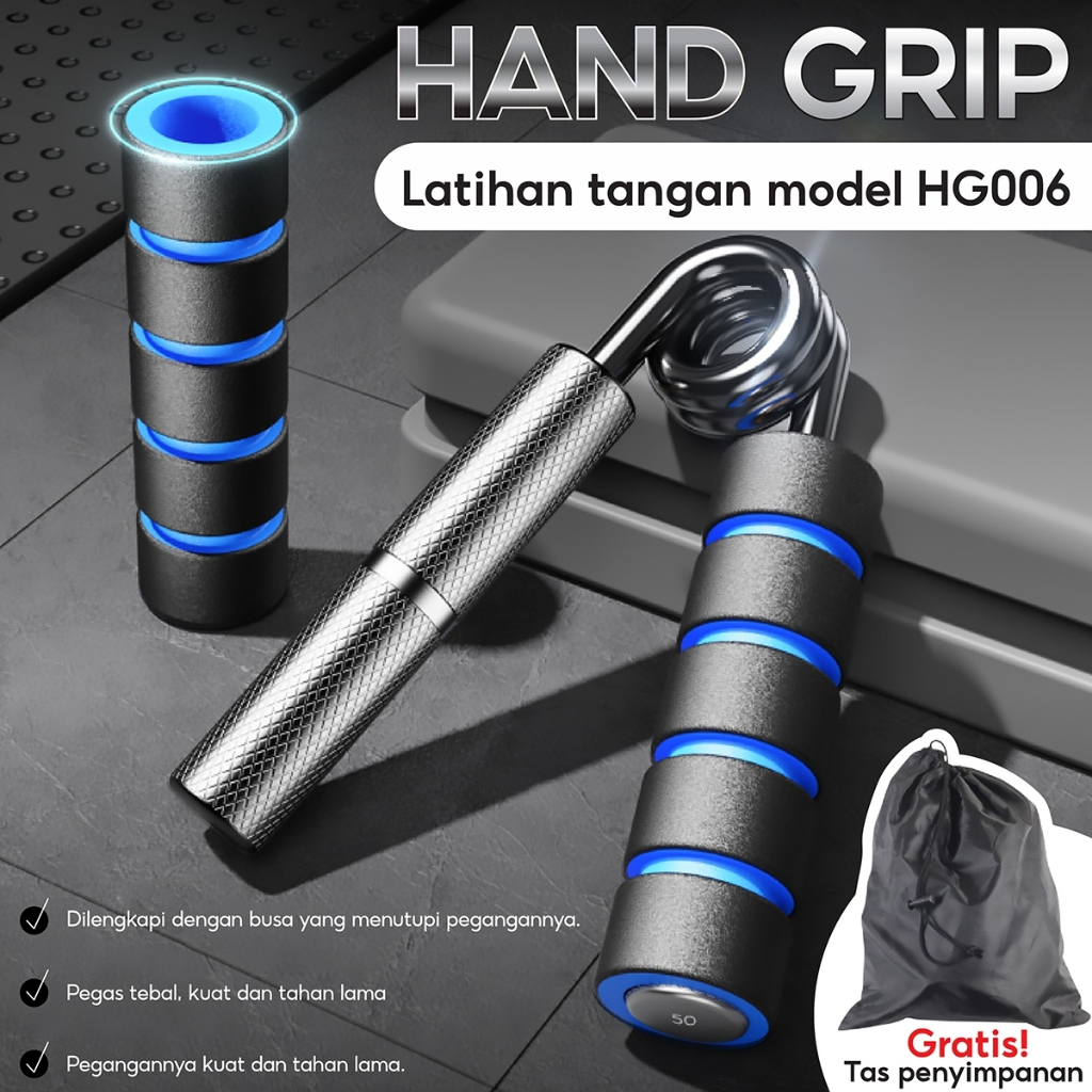 Jual HTD Hand Grip 50-300 lb / Hand Gripper / Gripper Besi / Allumunium ...