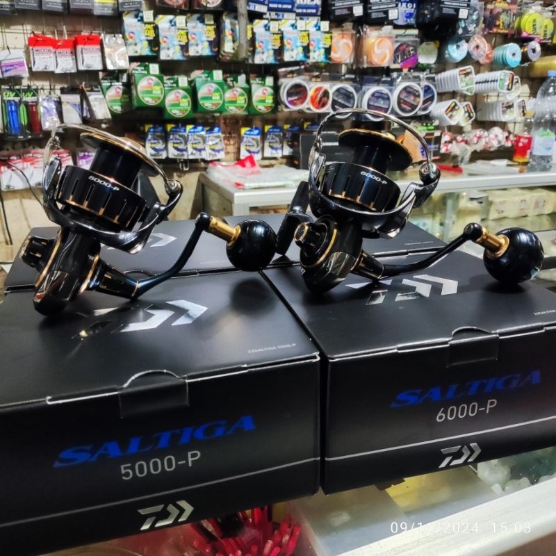 Jual Reel DAIWA SALTIGA 2023 5000-P / 6000-P Bergaransi JDM | Shopee Indonesia
