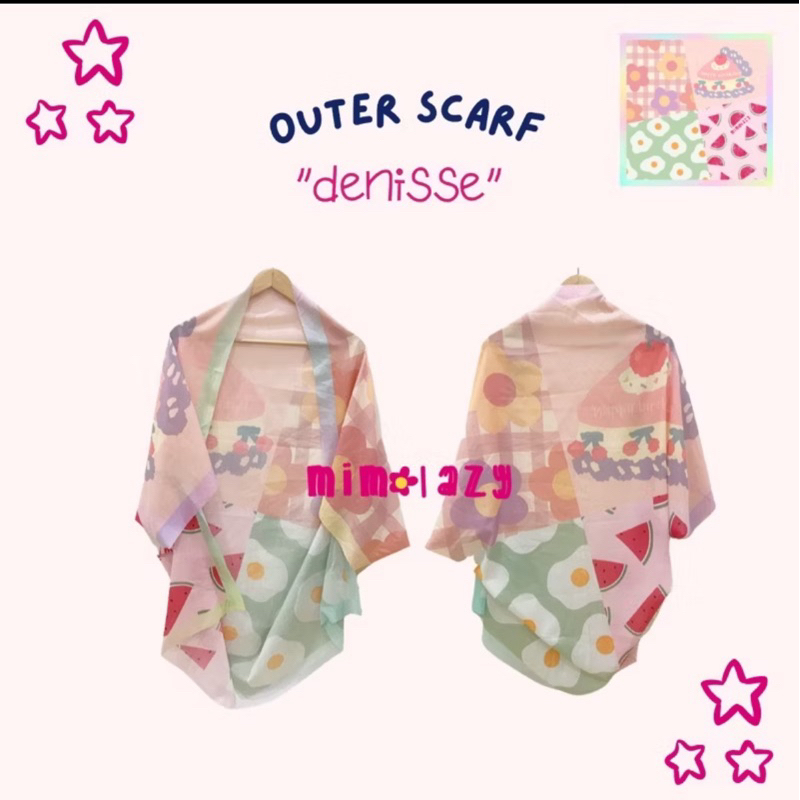 Jual OUTER SCARF BY MIMOLAZY (new) | Shopee Indonesia