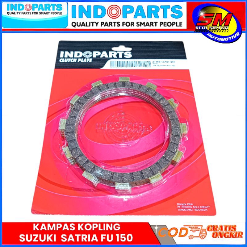 Jual Kampas kopling (5pcs)indoparts Satria fu,TRS 150 21400-13A01-000 | Shopee Indonesia