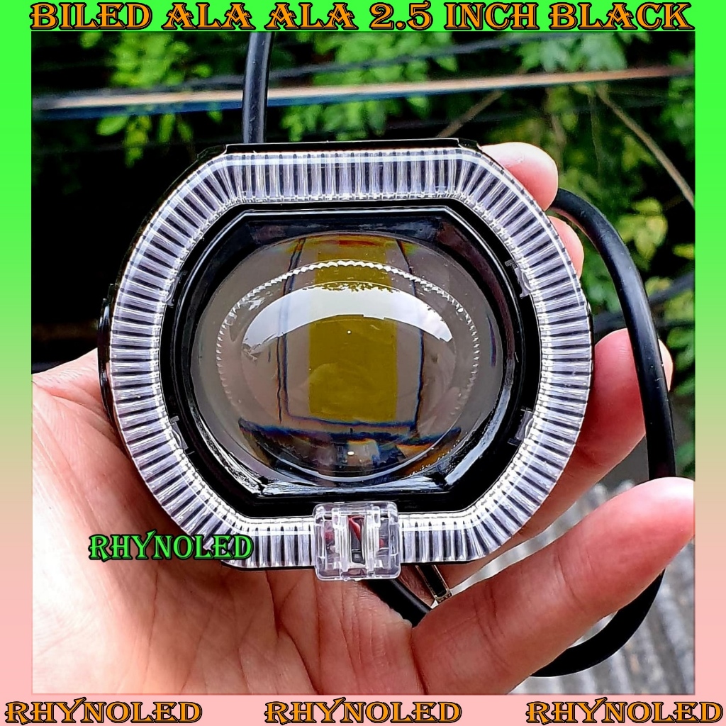 Jual Biled Motor Projie Mini ALA ALA 2,5 inchi 30 WATT BLACK EDITION ...