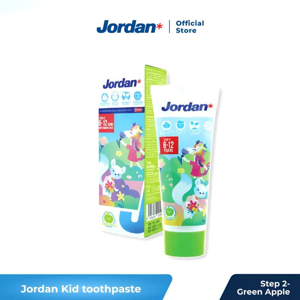 Jual Jordan ToothPaste 0 - 5 Tahun & 6 - 12 Tahun/Pasta Gigi Bayi ...