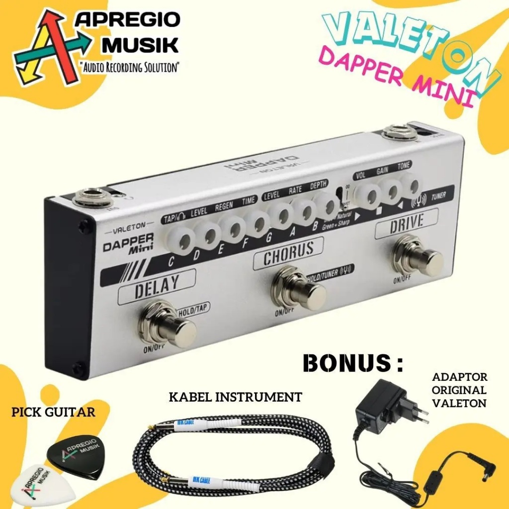 Jual Valeton Dapper Mini Effect Strip efek gitar original | Shopee Indonesia