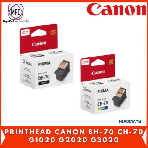 Jual PrintHead Canon BH-70 Black CH-70 Color Cartridge Canon Pixma G ...