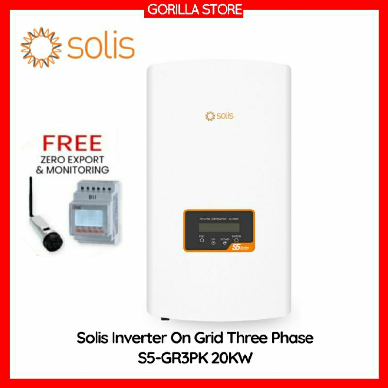 Jual Solis Inverter On Grid 20KW Three Phase (S5-GR3P-K 20KW) Dual MPPT ...