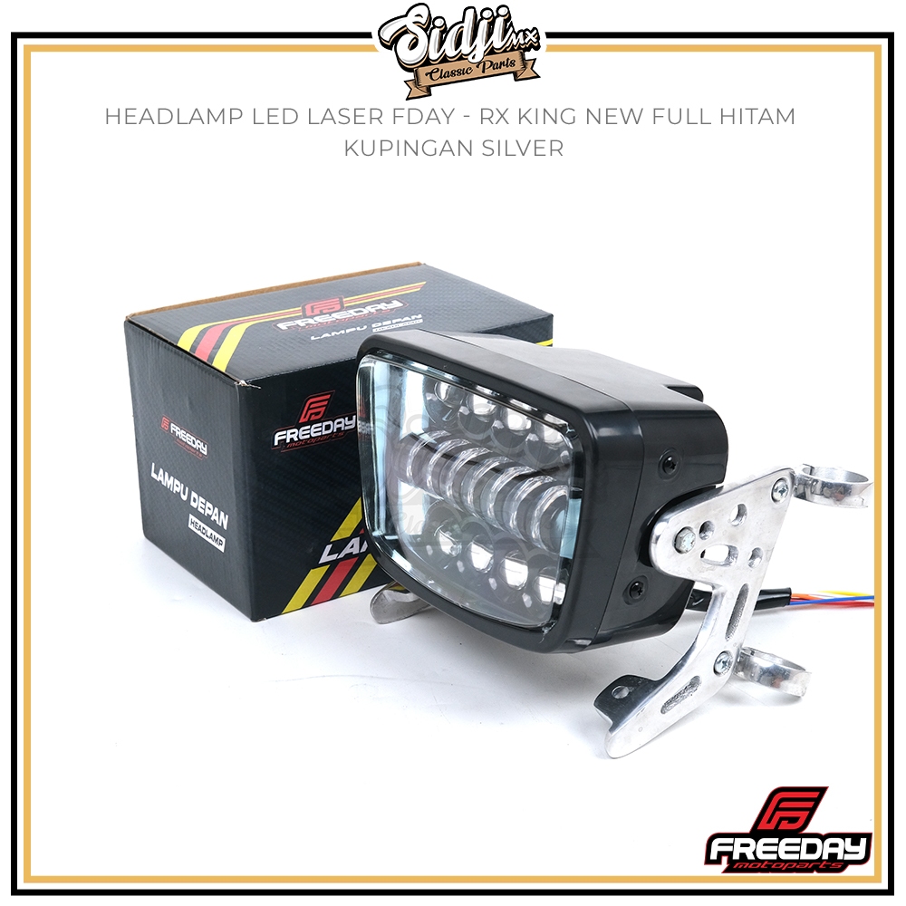 Jual Set Lampu Depan Headlamp List Chrome Hitam Oval Kotak 10 Mata 16 ...