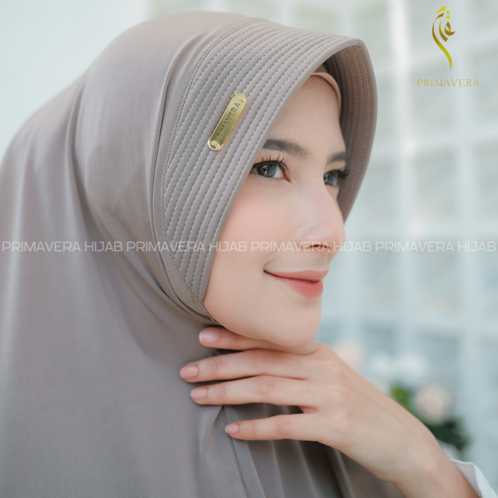 Jual hijab bergo sport akrilik gold nutup dada jersey premium / jilbab instan bergo hamidah ...