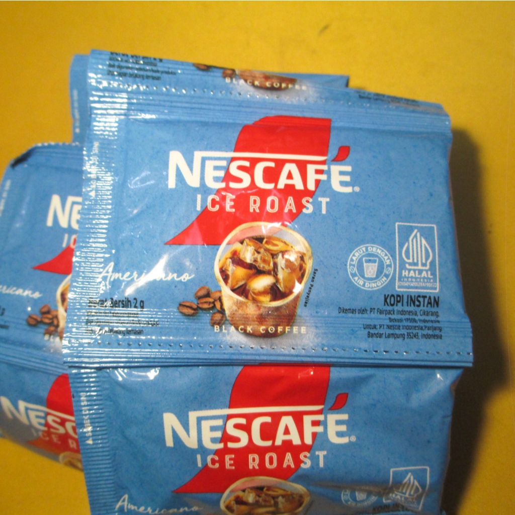 Jual NESCAFE AMERICANO ICE ROAST BIRU 2 GRAM PER RENCENG | Shopee Indonesia