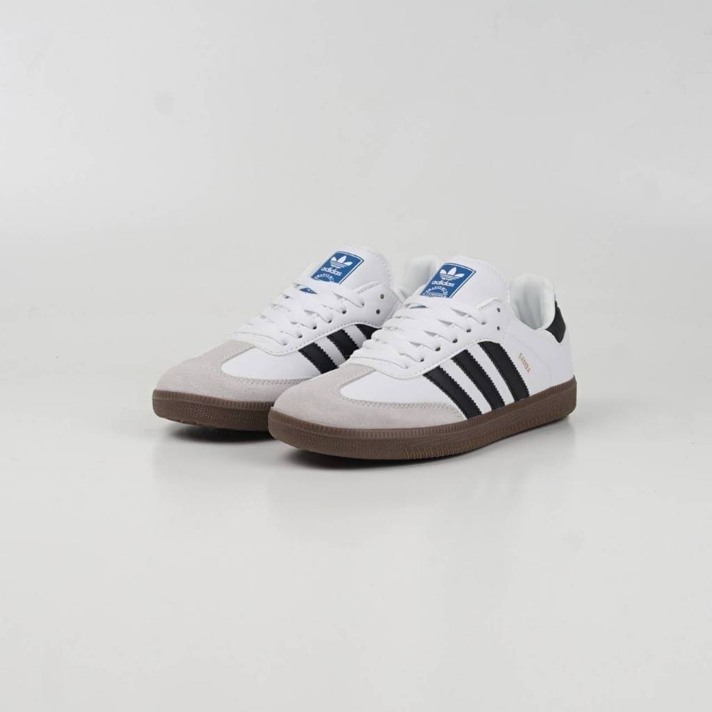 Jual Sepatu Samba OG Classic White Black Original 100% Sneaker Casual ...