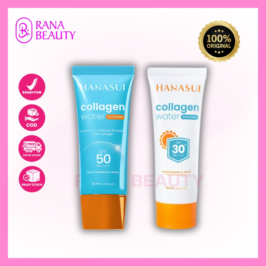 Jual Hanasui Sunscreen / Hanasui Collagen Water Sunscreen SPF 50 ...