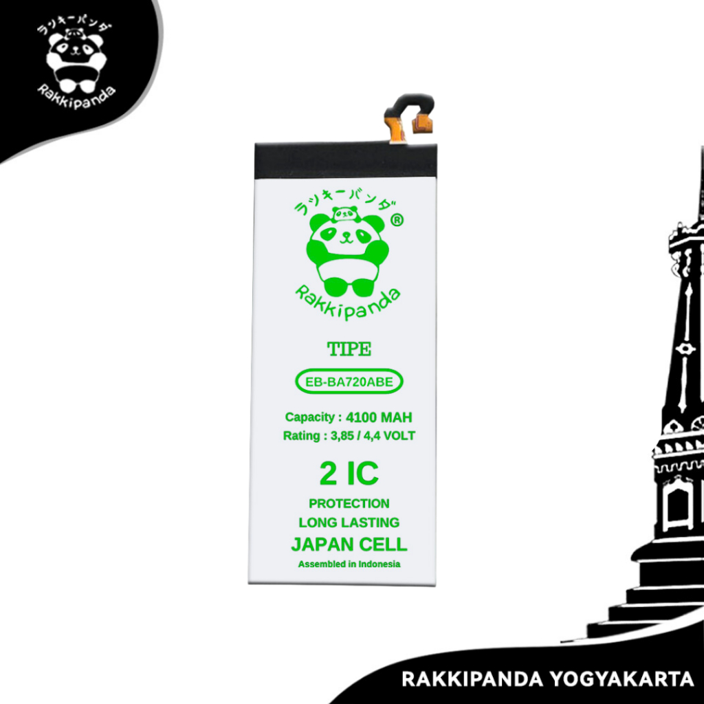 Jual Baterai RakkiPanda Battery EB-BA720ABE Samsung A720 (A7 edisi 2017 ...