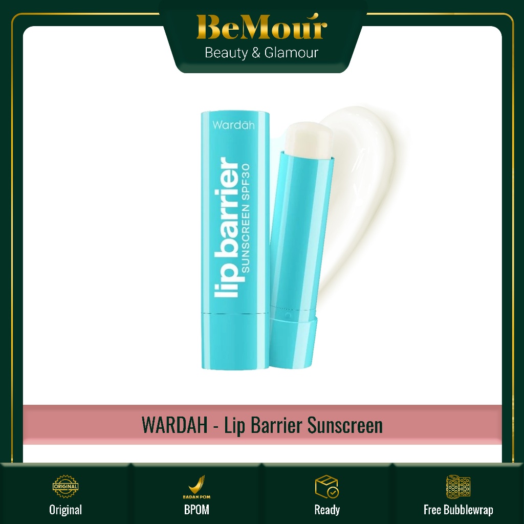 Jual WARDAH - LIP BARRIER SUNSCREEN SPF 30 PA+++ ( 4 g ) - Pelembab ...
