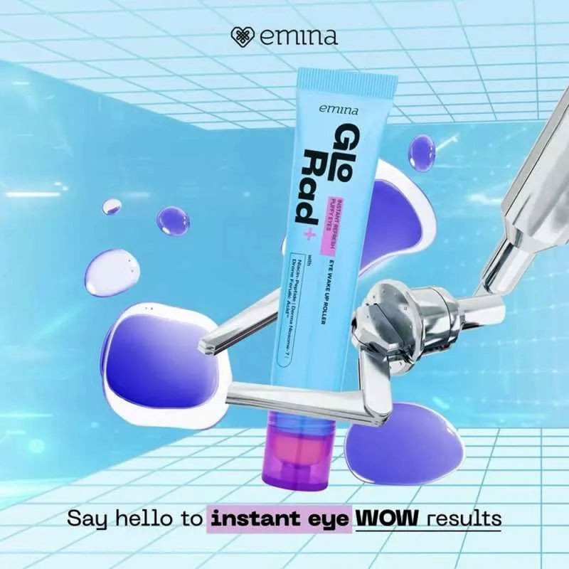Jual Emina Glo Rad+ Instant Refresh Puffy Eyes Wake Up Roller 15 ml ...