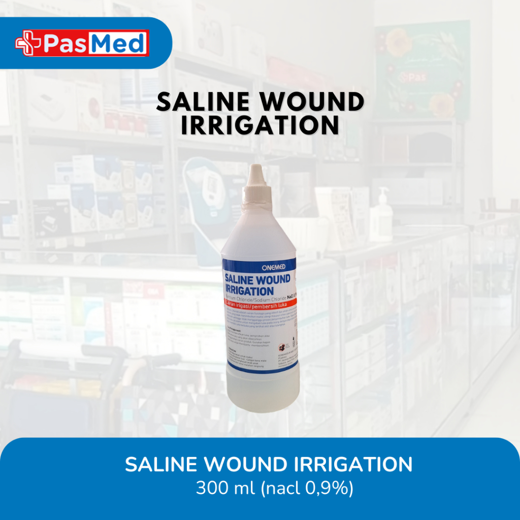 Jual ONEMED - Saline Wound Irrigstion Semprot 300 ml | Shopee Indonesia