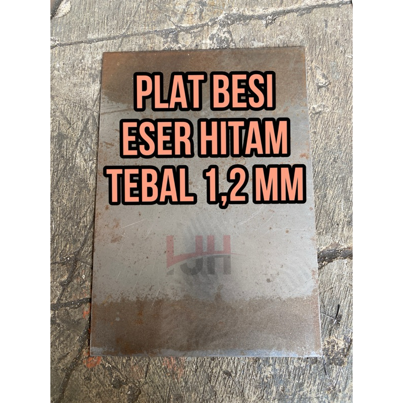 Jual plat besi tebal 1,2 mm plat eser plat polos hitam SR | Shopee Indonesia