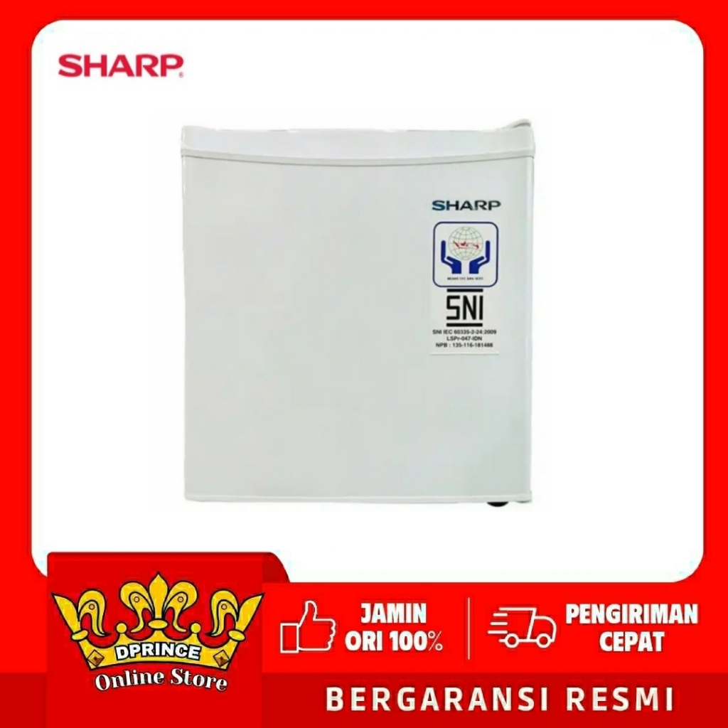 Jual SHARP Mini Bar Kulkas Portable SJ-50MB-XW | Shopee Indonesia