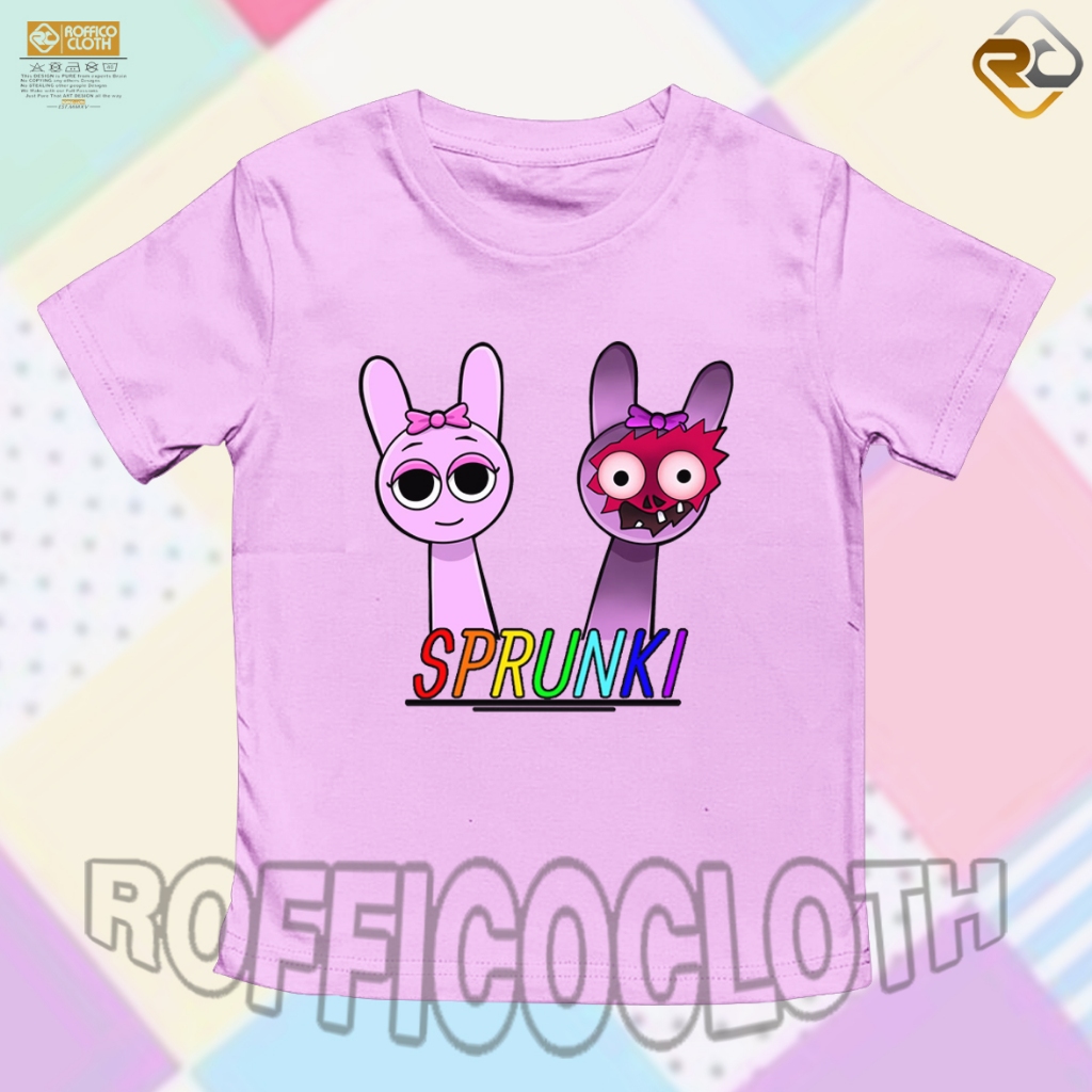 Jual BAJU ANAK KAOS ANAK PINKI & PINKI Horror Version | PINK | SPRUNKI ...
