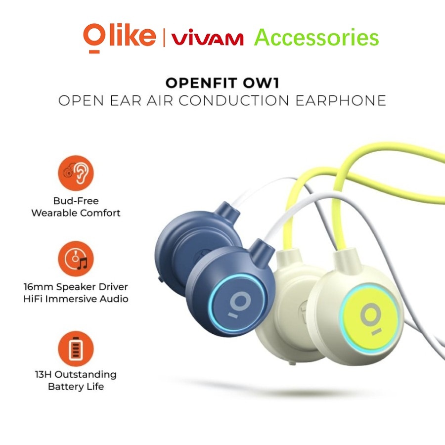 Jual Olike OW1 OPENFIT Bluetooth Headset Earphone Open Ear Air ...