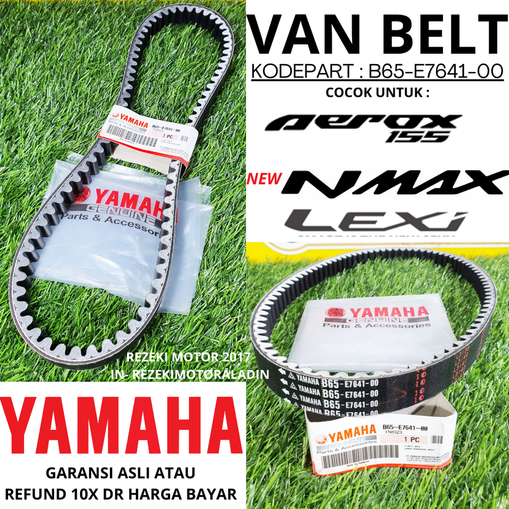 Jual VAN BELT ROLLER RACING B65 AEROX / NEW NMAX / LEXI ASLI ORI YAMAHA ...