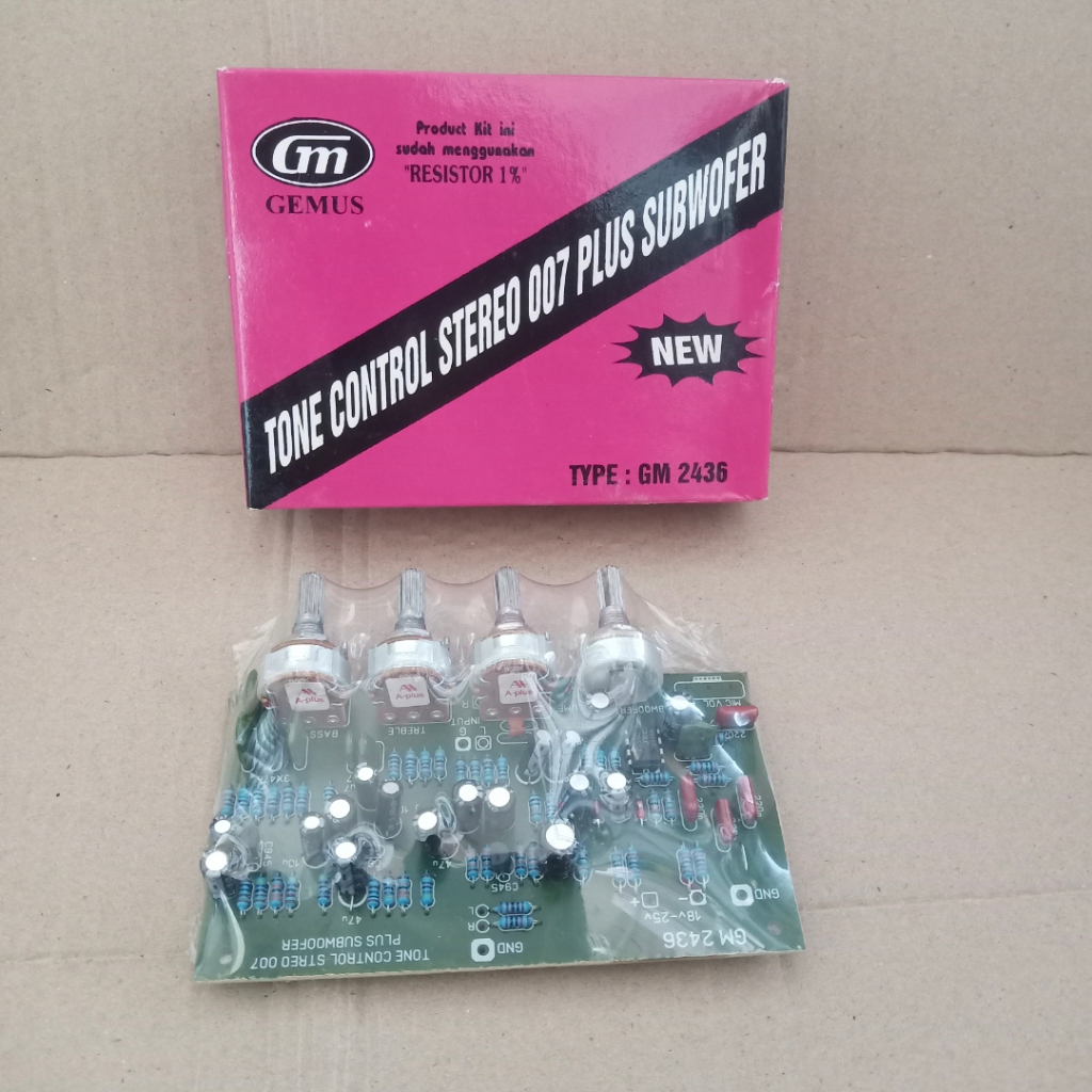 Jual Kit tone control stereo 007 plus subwoofer gm 2436 | Shopee Indonesia
