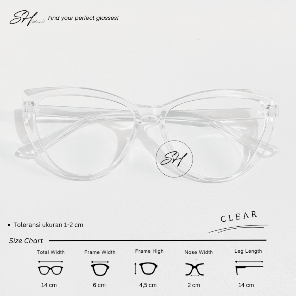 Jual Frame Cateye Selen - Kacamata Premium Request lensa Optik Minus ...