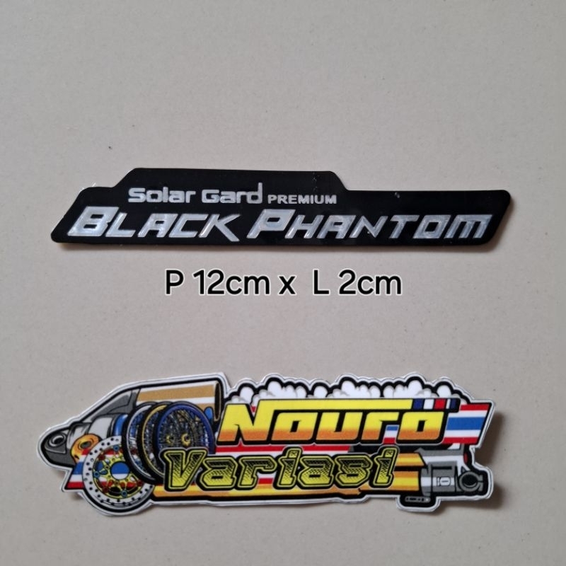 Jual Stiker Black Phantom kaca film emblem embos timbul | Shopee Indonesia